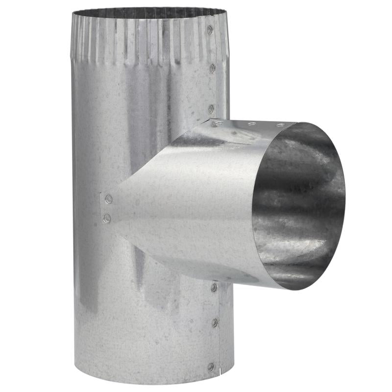 Imperial 3 in. X 3 in. X 3 in. Galvanized Steel Furnace Pipe Tee, MACE4006508, GV0912 ...