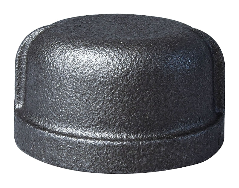 ProSource B300 40 Pipe Cap, 1-1/2 in, Threaded, Malleable Iron, 40 Schedule, 300 psi Pressure ...
