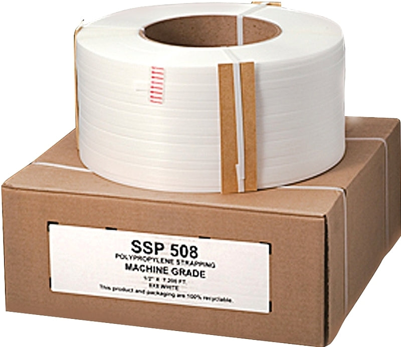 Nifty Wrapper SSP508HD Strapping Coil, 7200 ft L, 1/2 in W, 0.025 Thick ...