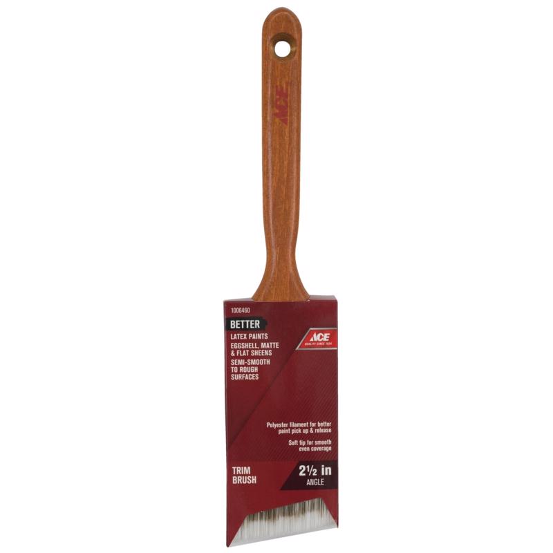 Ace Better 2-1/2 in. Angle Paint Brush, Pack of 6, MACE1006460, AP209 ...