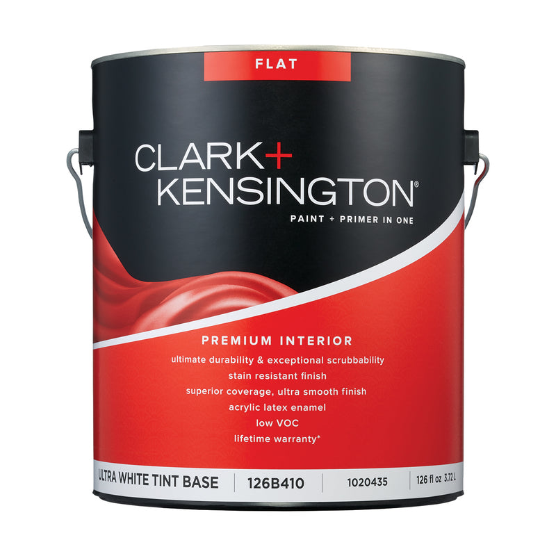 Clark+Kensington Flat Tint Base Ultra White Base Paint + Primer ...