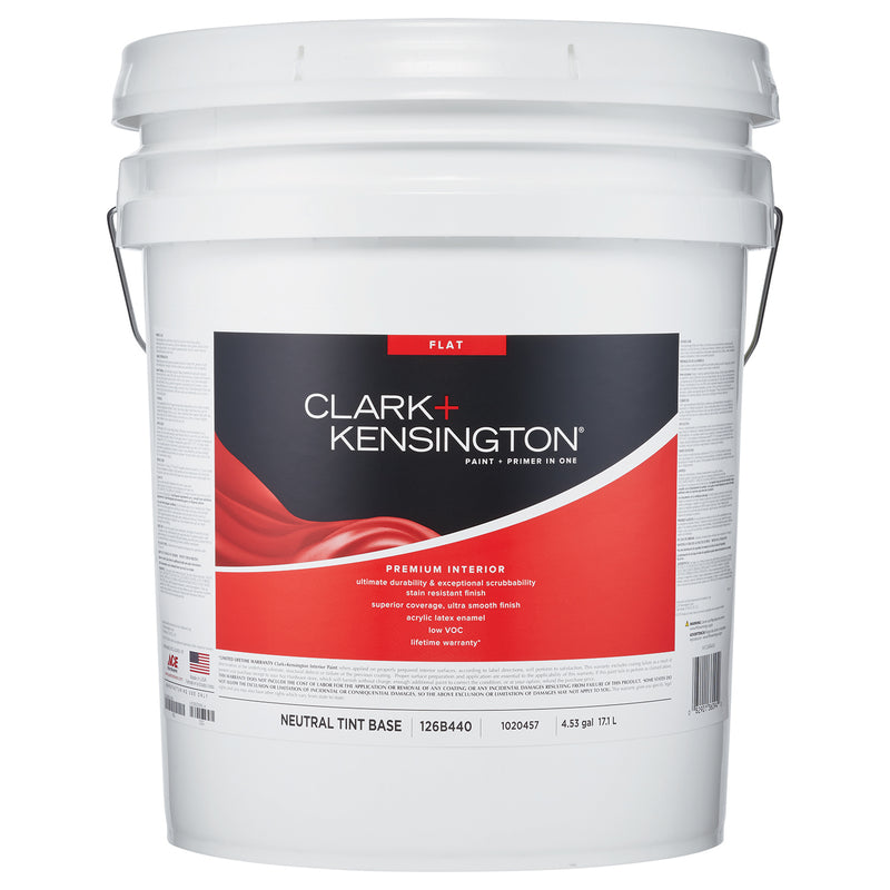 Clark+Kensington Flat Tint Base Neutral Base Premium Paint Interior 5 ...