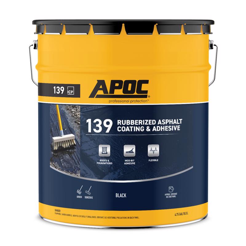 APOC Black Roof And Foundation Coating 5 gal – Mrosupreme.com