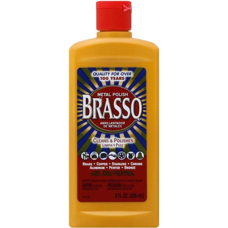 Brasso No Scent Metal Polish 8 oz Cream, Pack of 8 – Mrosupreme.com