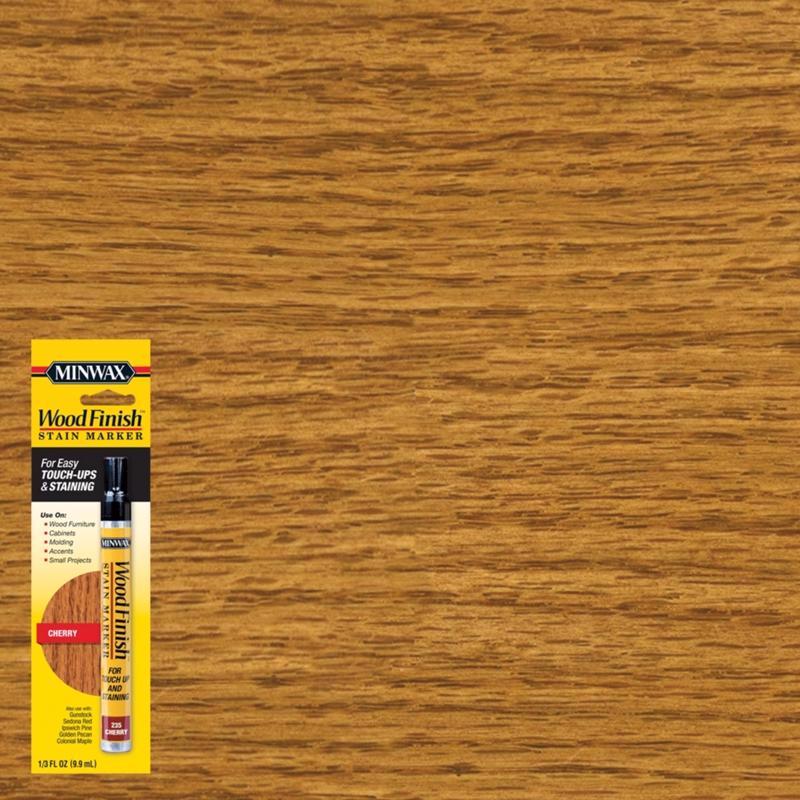 Minwax Wood Finish Stain Marker Semi-Transparent Cherry Oil-Based Stain ...