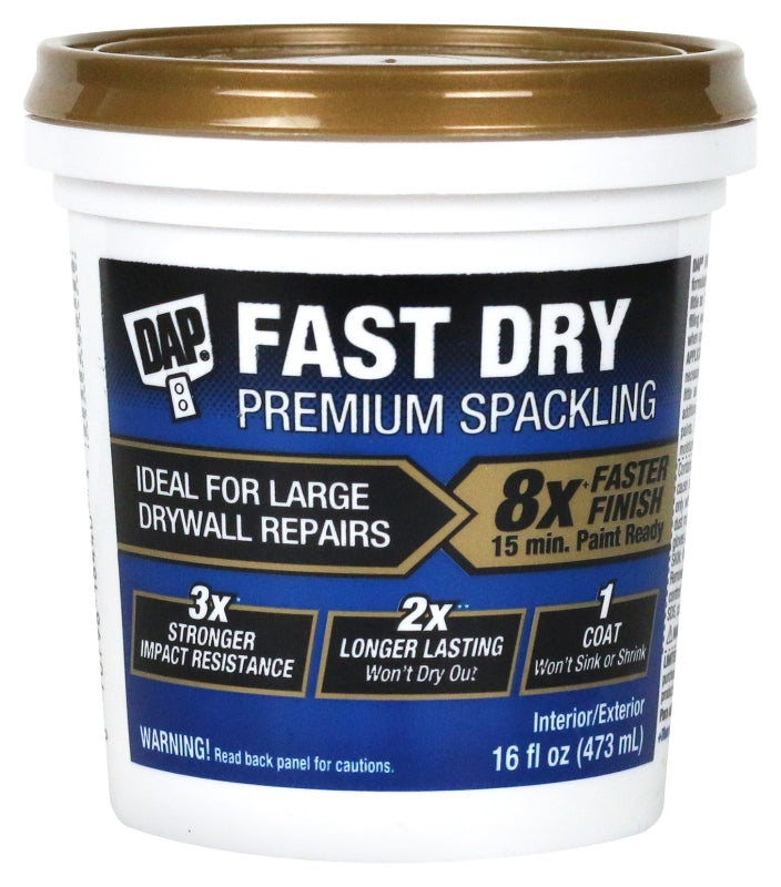 DAP 7079818440 Fast Dry Spackling, Off-White, 16 fl-oz – Mrosupreme.com