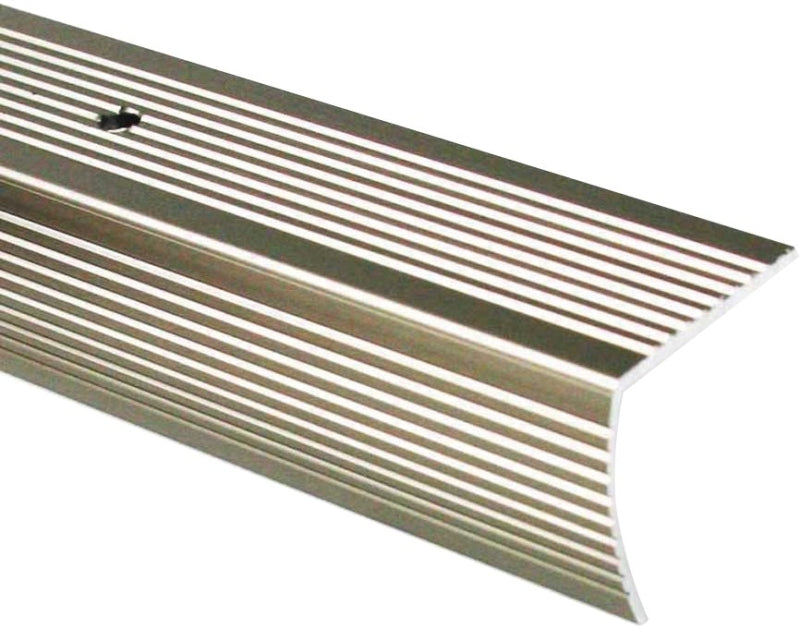 M-D 43878 Stair Edging, 36 in L, 1.63 in W, Aluminum, Pewter ...