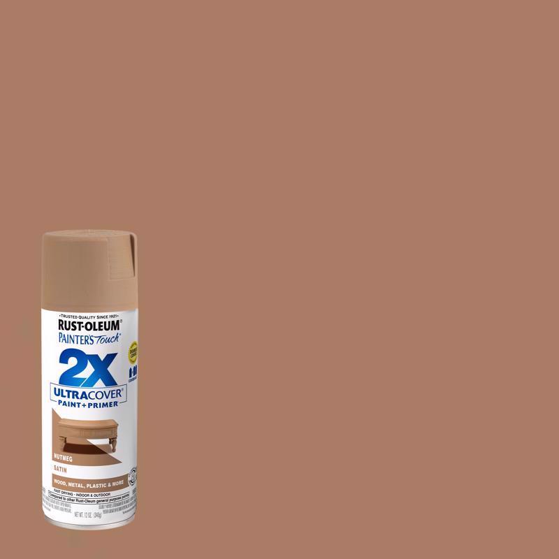 Rust-Oleum Painter's Touch 2X Ultra Cover Satin Nutmeg Paint+Primer ...