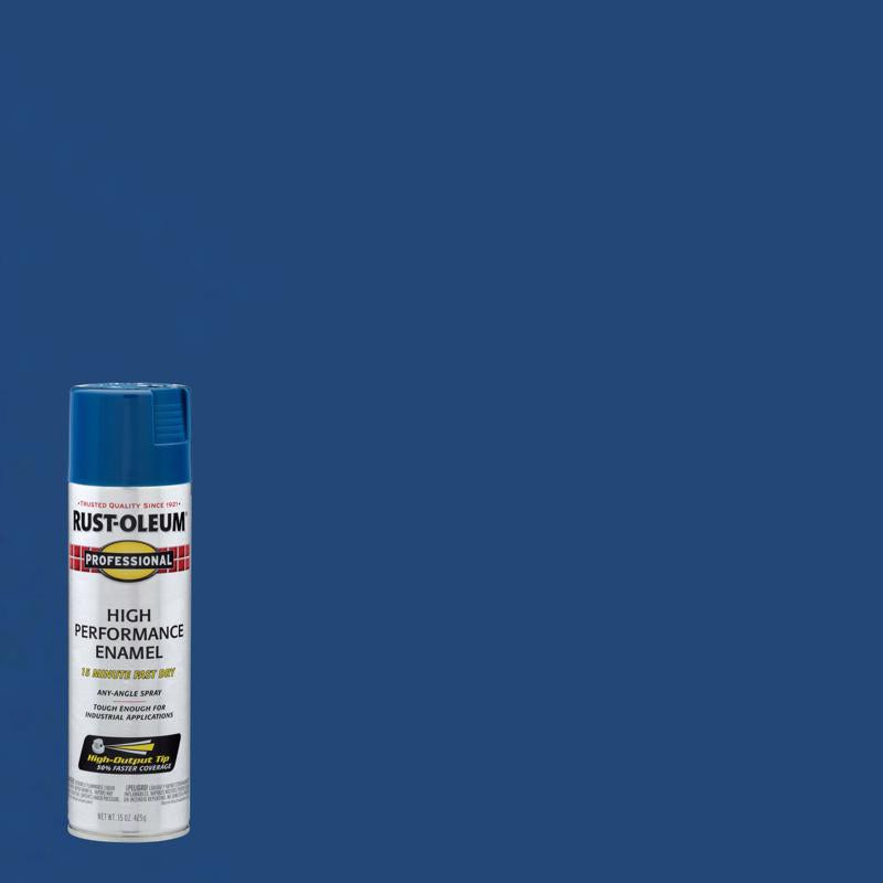 Rust-Oleum Professional Gloss Royal Blue Spray Paint 15 oz, Pack of 6 ...