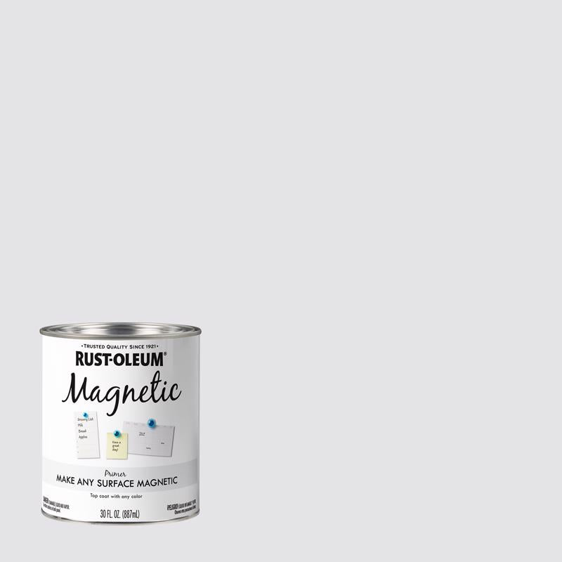 Rust-Oleum Specialty Gray Magnetic Oil-Based Alkyd Primer 30 oz, Pack ...