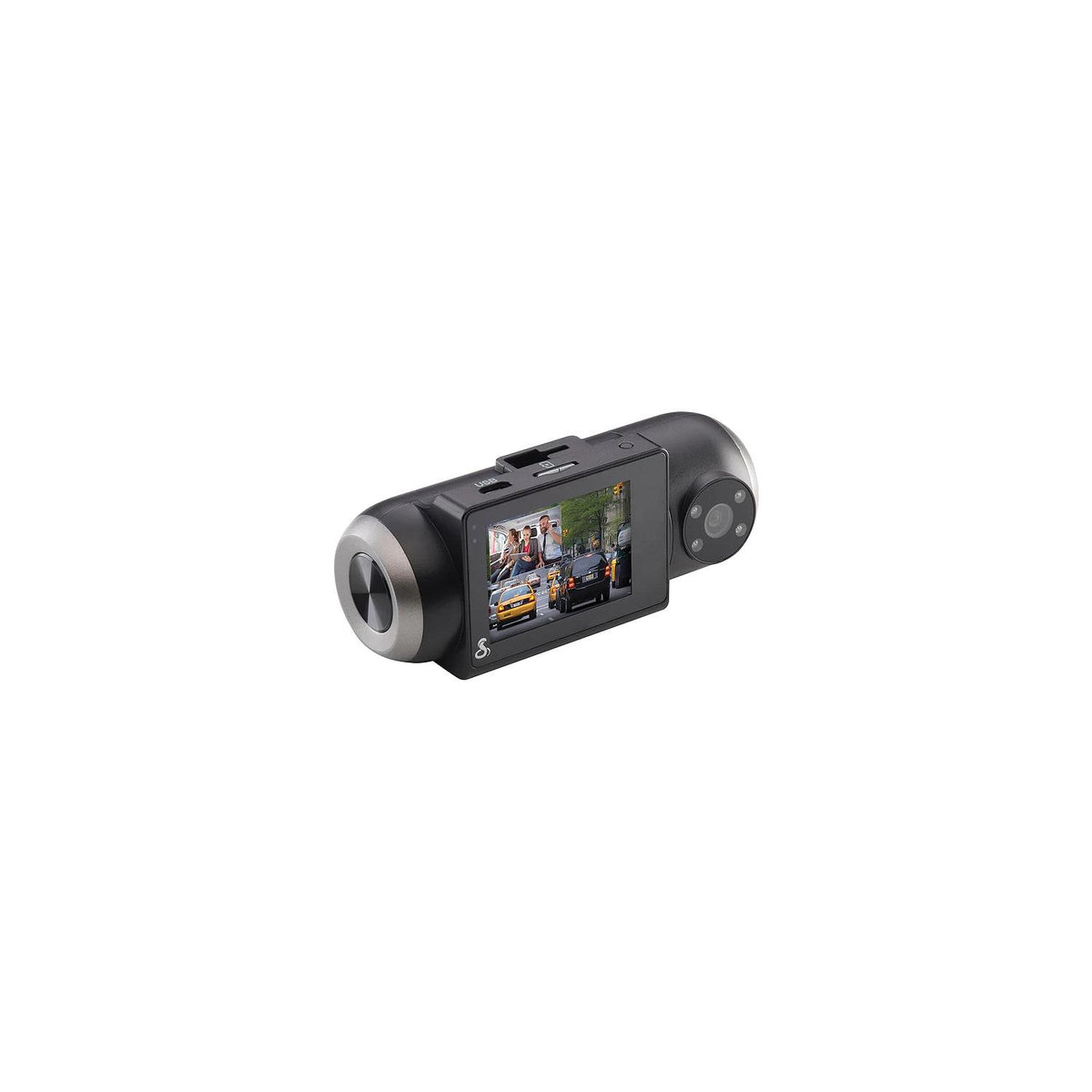 Cobra SC201 SC 201 Dual-View Smart Dash Cam With Navigation, MLAN143 ...