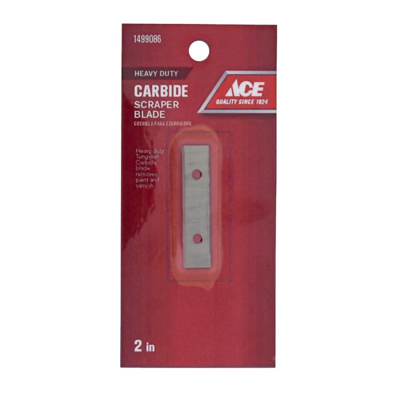 Ace 2 in. W Tungsten Carbide Double Edge Scraper Blade, MACE1499086 ...