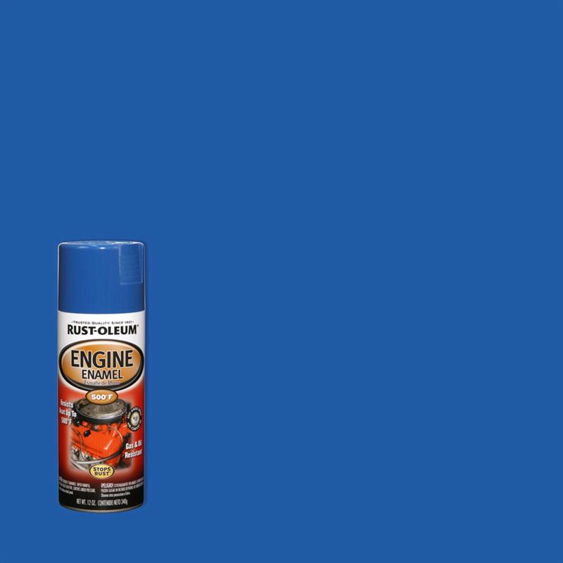 Rust-Oleum Automotive Smooth Ford Blue Engine Enamel Spray 12 oz, Pack ...