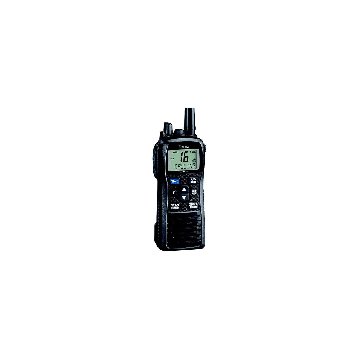 Icom M73PLUS Submersible Handheld VHF Radio, MLAN151-M73PLUS, M73 PLUS ...
