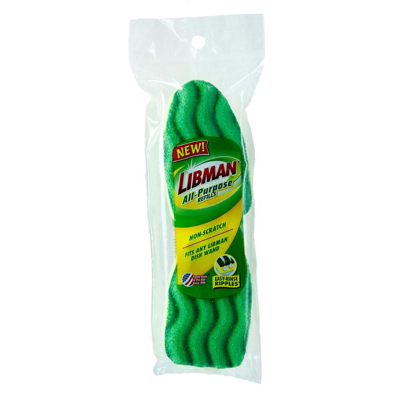 Libman 3.5 in. W Soft Bristle Polypropylene Handle Scrubbing Dish Wand ...