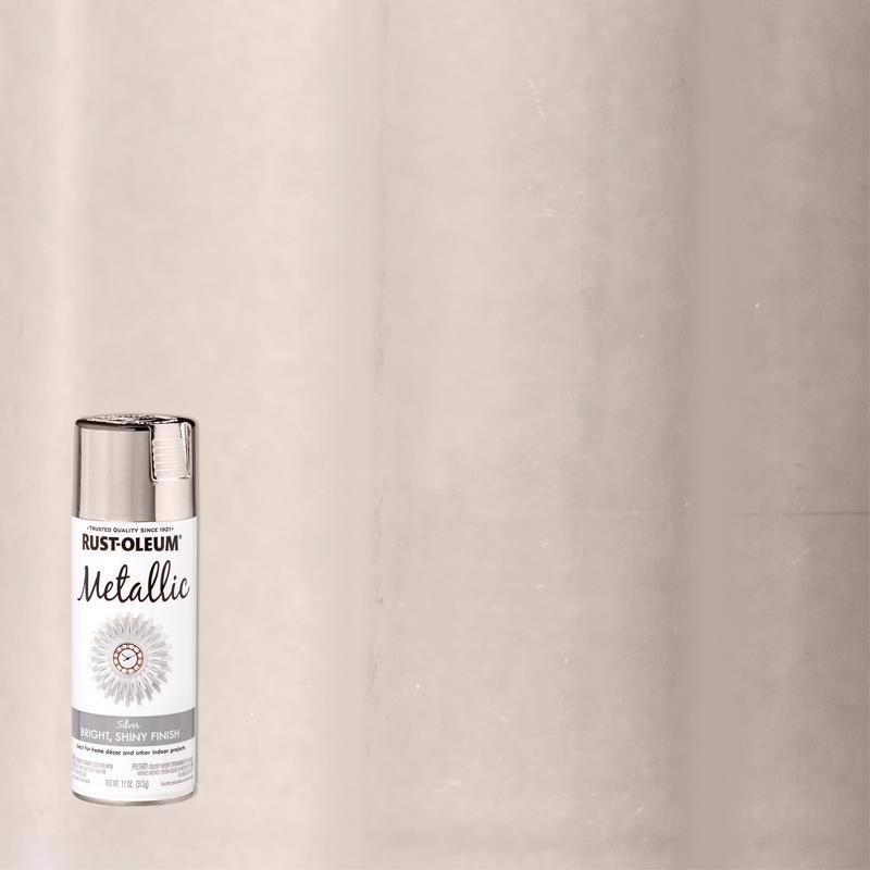 Rust-Oleum Specialty Metallic Silver Metallic Spray Paint 11 oz, Pack ...