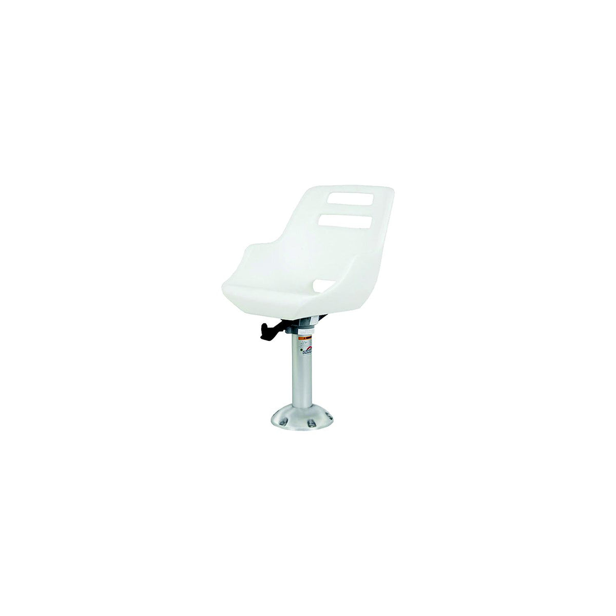 Springfield Admiral Fixed Height Chair Package, White (Includes Seat W ...