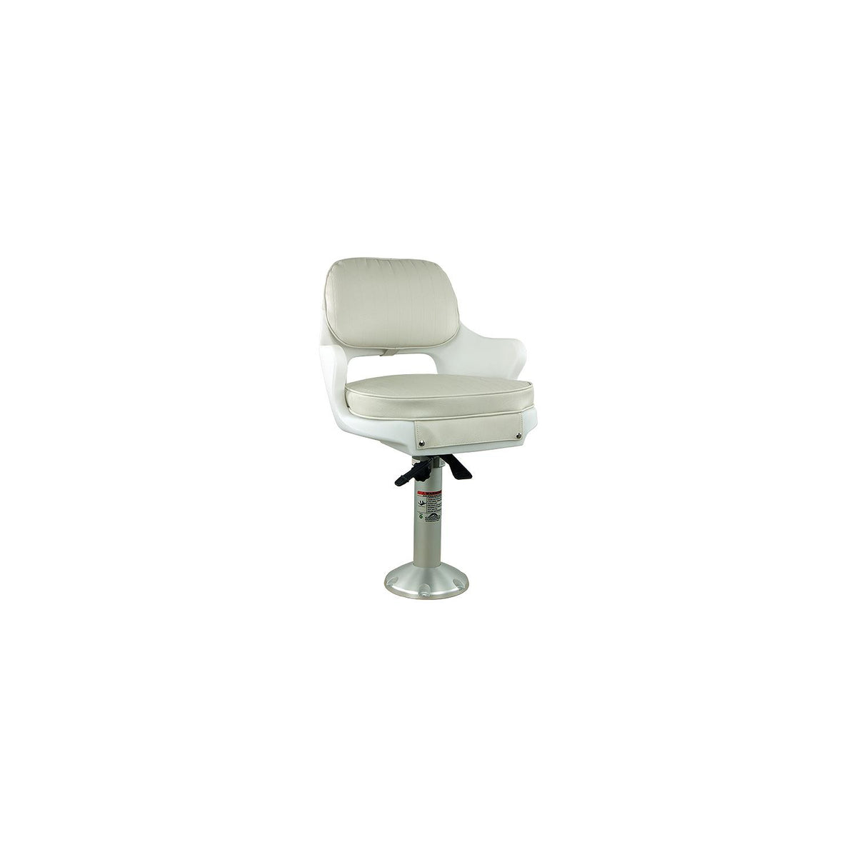 Springfield Yachtsman Fixed Height Chair Package, White (Includes Seat ...