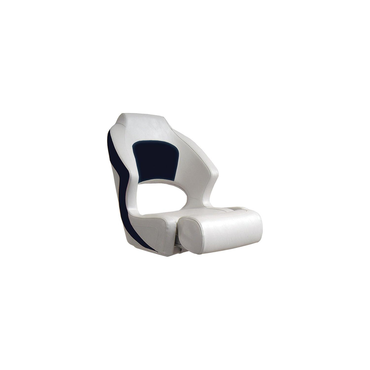 Springfield Deluxe Sport Flip Up Seat, White/Navy, MLAN169-1043251 ...