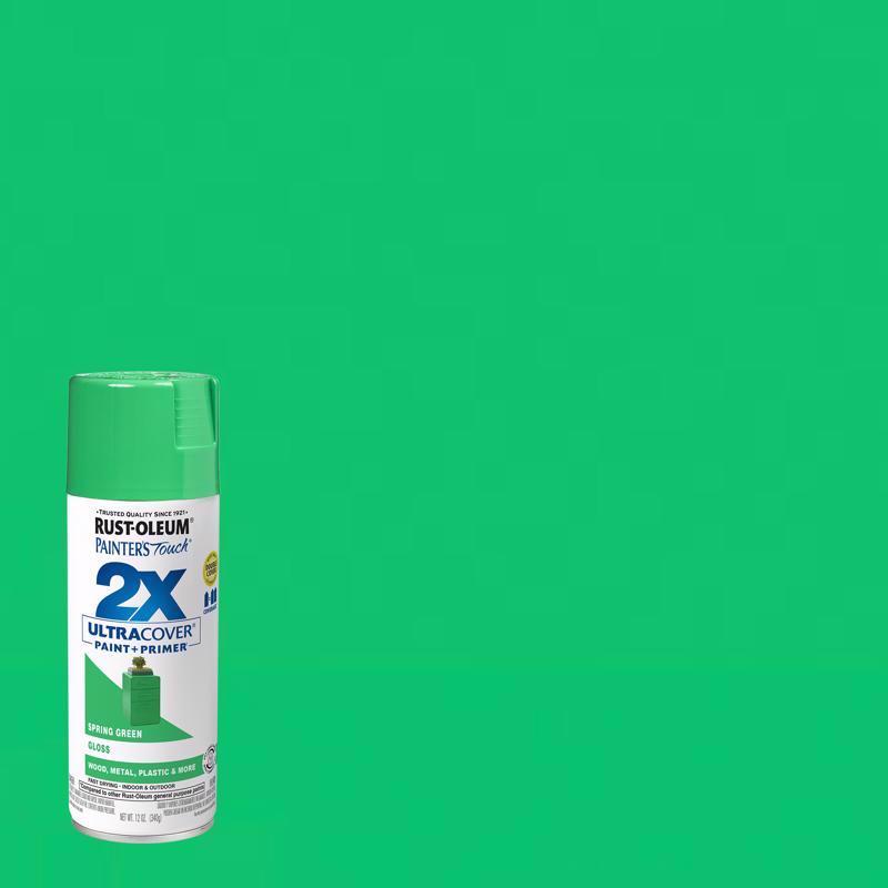 Rust-Oleum Painter's Touch 2X Ultra Cover Gloss Spring Green Paint ...