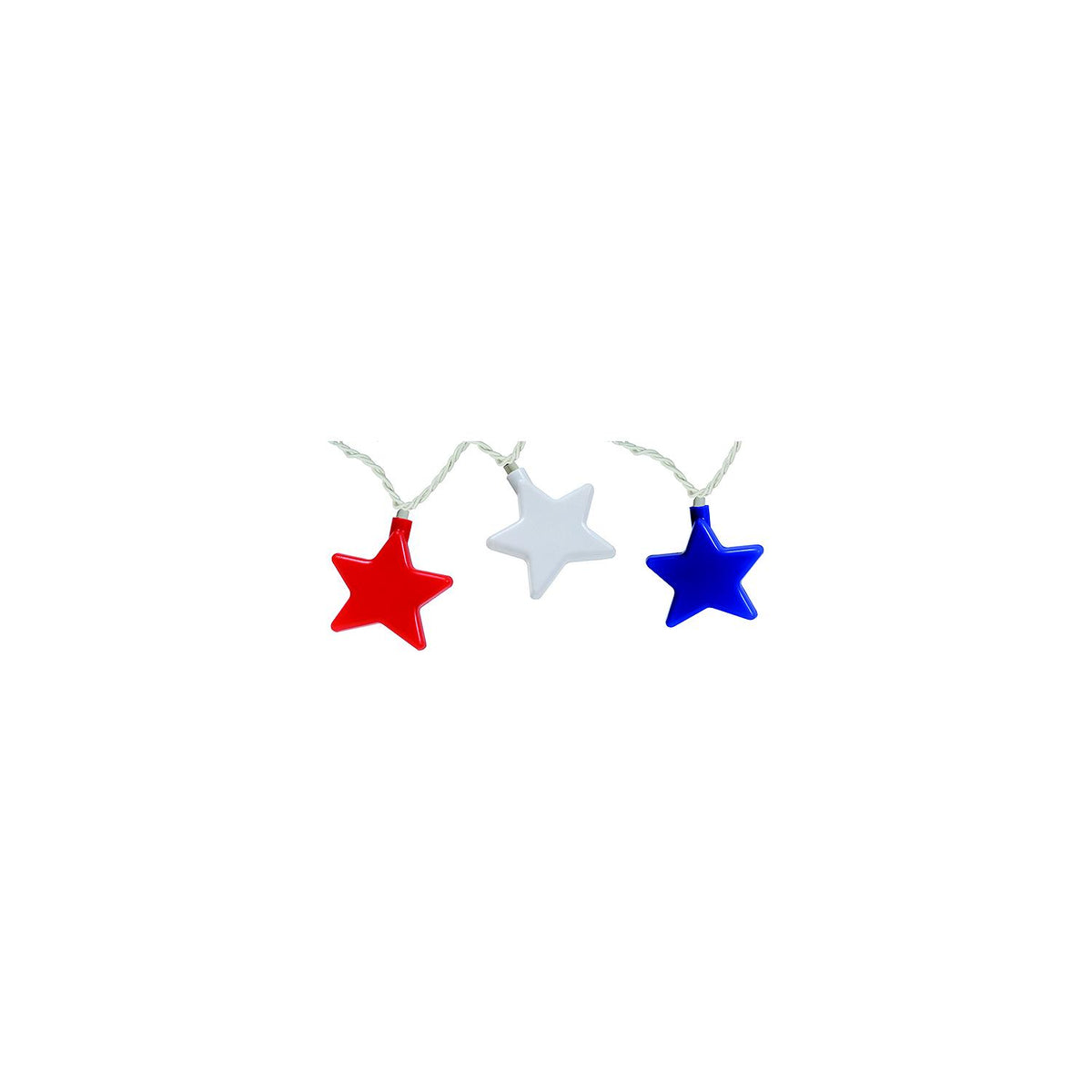 Camco 42656 Patriotic Stars Party Lights (Includes 10 Lights, Connecto ...