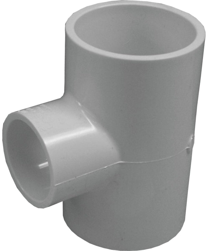 IPEX 035808 Reducing Tee, 2 x 2 x 1 in, Socket x Socket x Socket, PVC ...