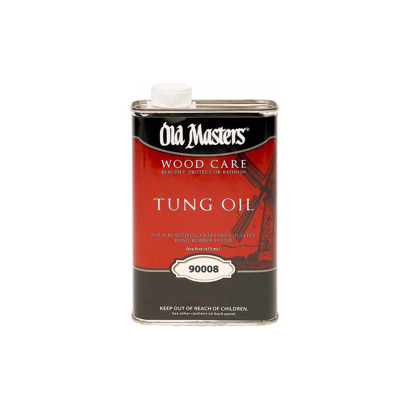 Old Masters Wood Care Clear Tung Oil 1 pt, MACE1791979, 90008 ...
