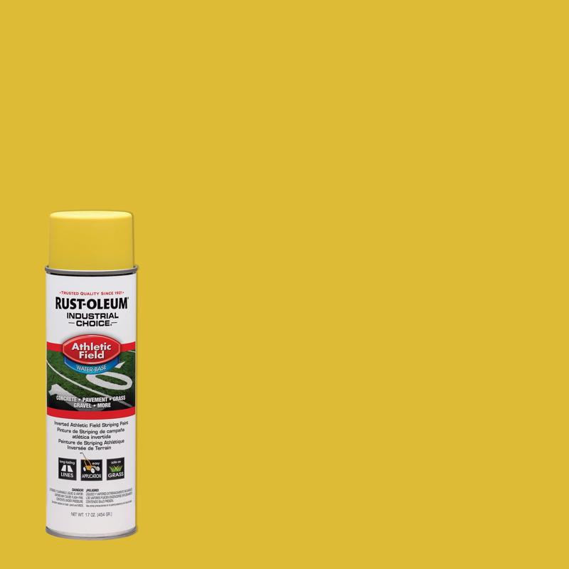 Rust-Oleum Industrial Choice Yellow Inverted Striping Paint 17 oz, Pack ...