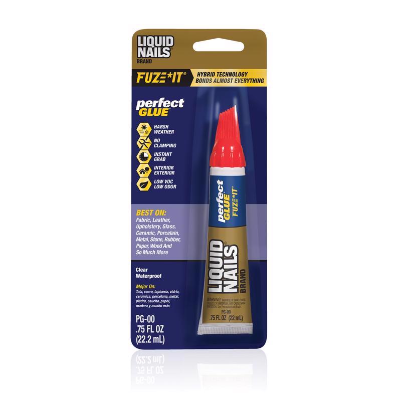 Liquid Nails Fuze-It High Strength Hybrid Adhesive Clear Perfect Glue 0 ...