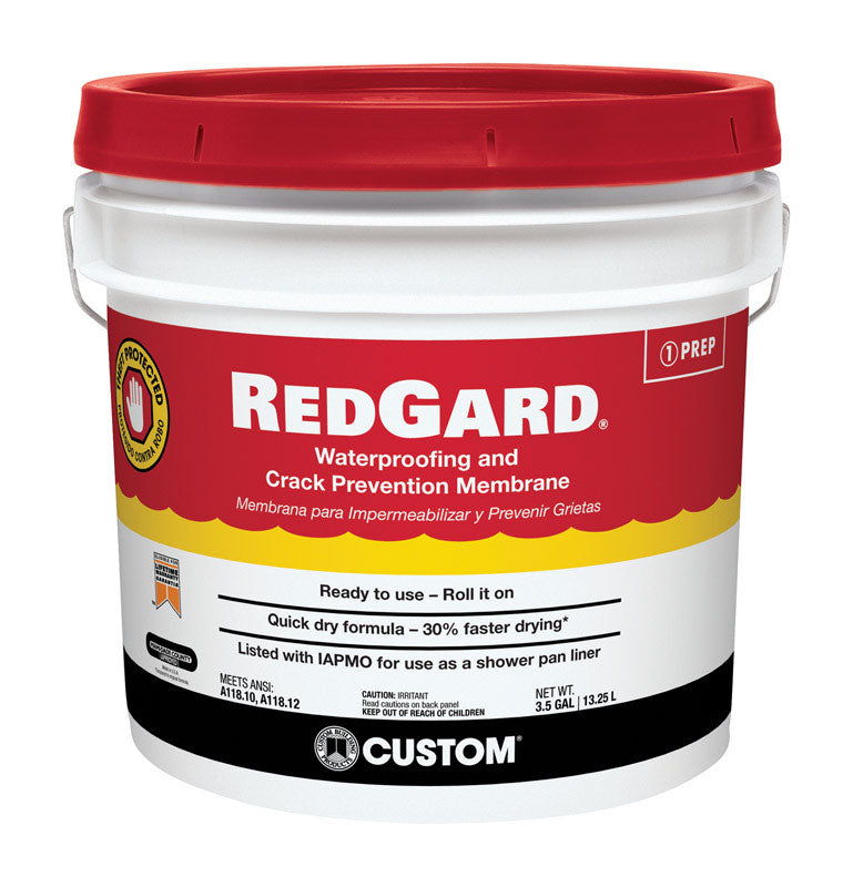 Custom Building Products RedGard Ready to Use Pink Waterproofing and C ...