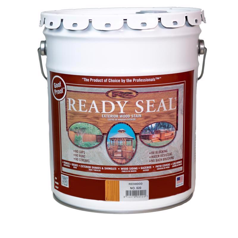 Ready Seal Goof Proof Semi-Transparent Flat Redwood Oil-Based ...