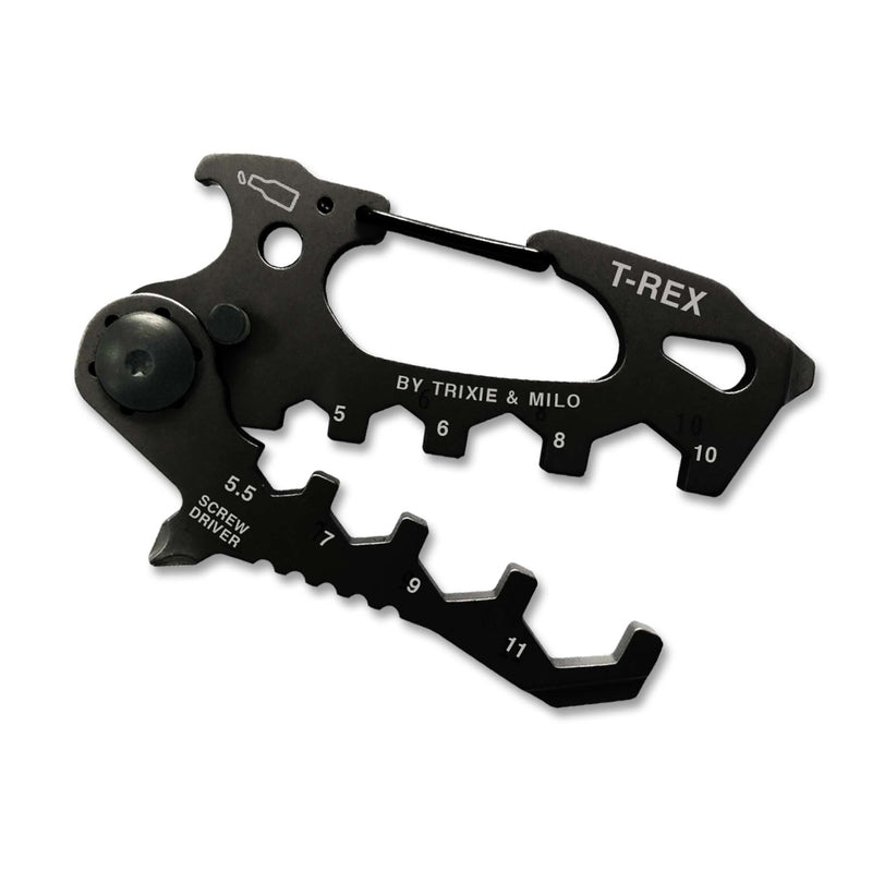 Trixie & Milo T-Rex Carabiner Multi-Tool 1 pc – Mrosupreme.com