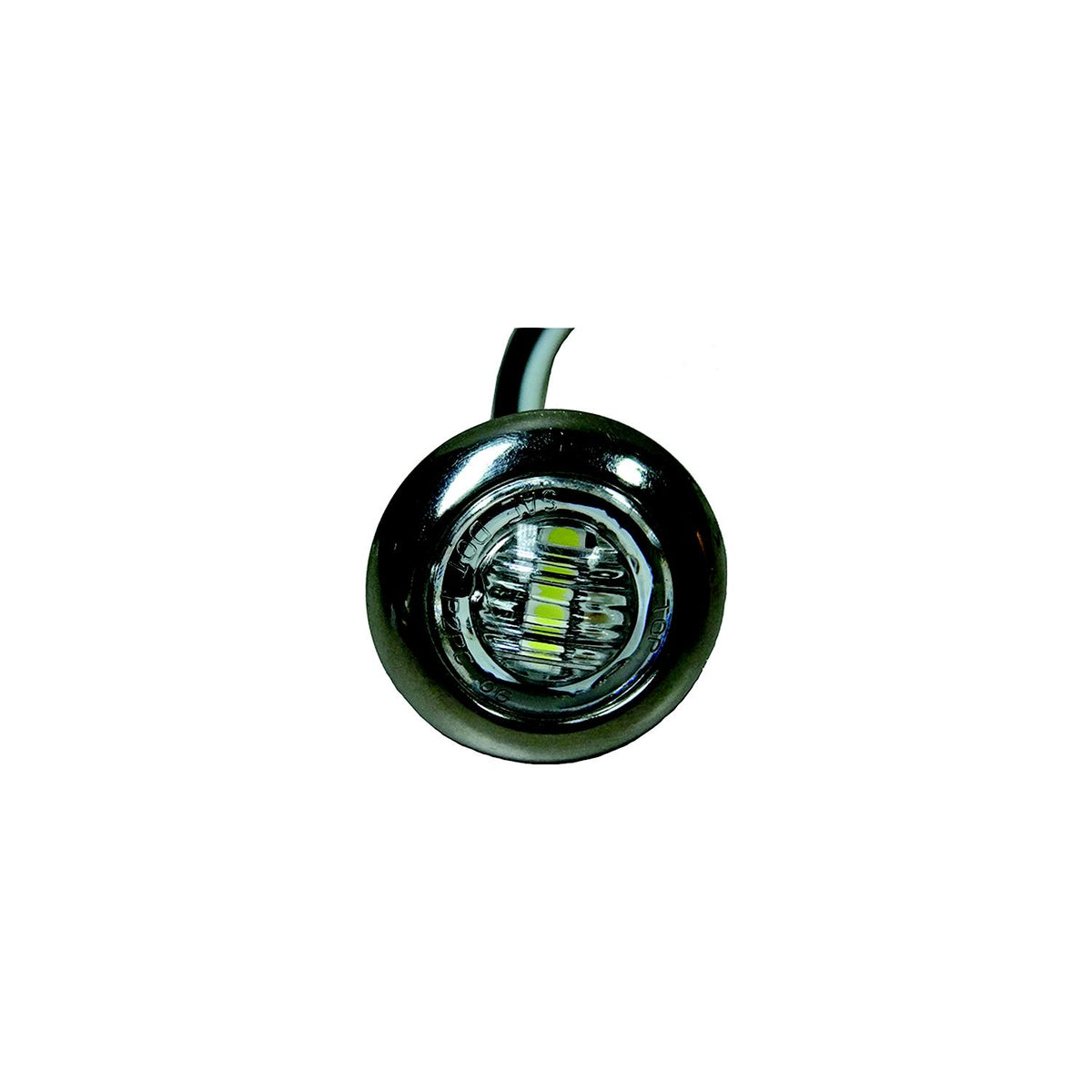 T-H LED Push-In Utility Light With Stainless Steel Bezel, MLAN232 ...