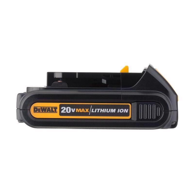 DeWalt 20V MAX DCB201 1.5 Ah Lithium-Ion Compact Battery 1 pc ...