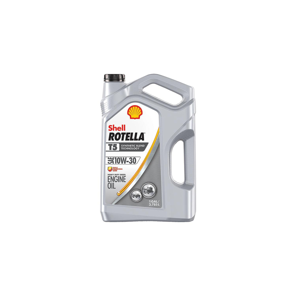 Shell Rotella T5 Synthetic Blend Diesel Engine Oil, Pack of 3, MLAN258 ...