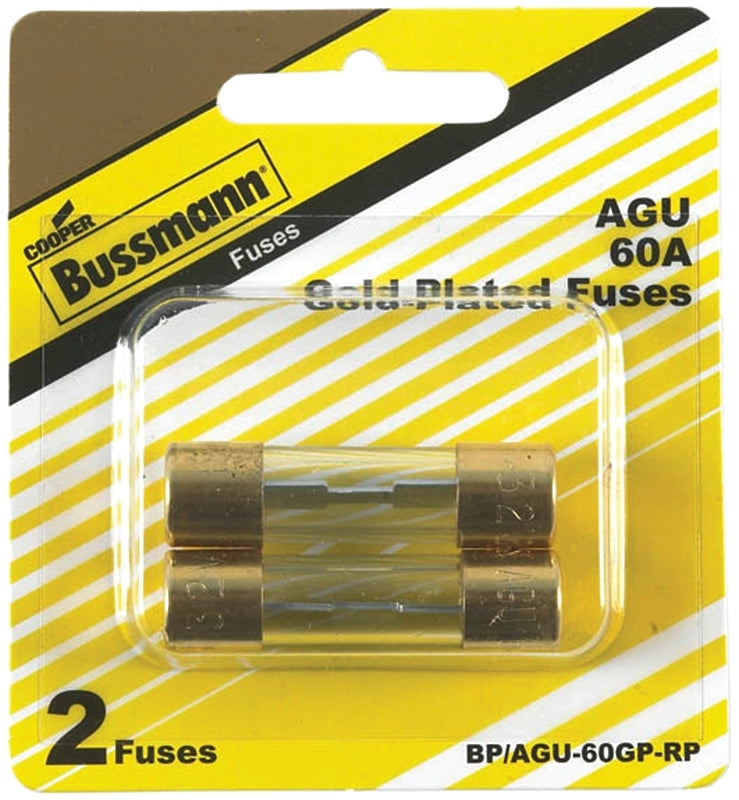 Bussmann BP/AGU-60GP-RP Ferrule Fuse, 60 A, MORG2612208, BP/AGU-60GP-RP ...
