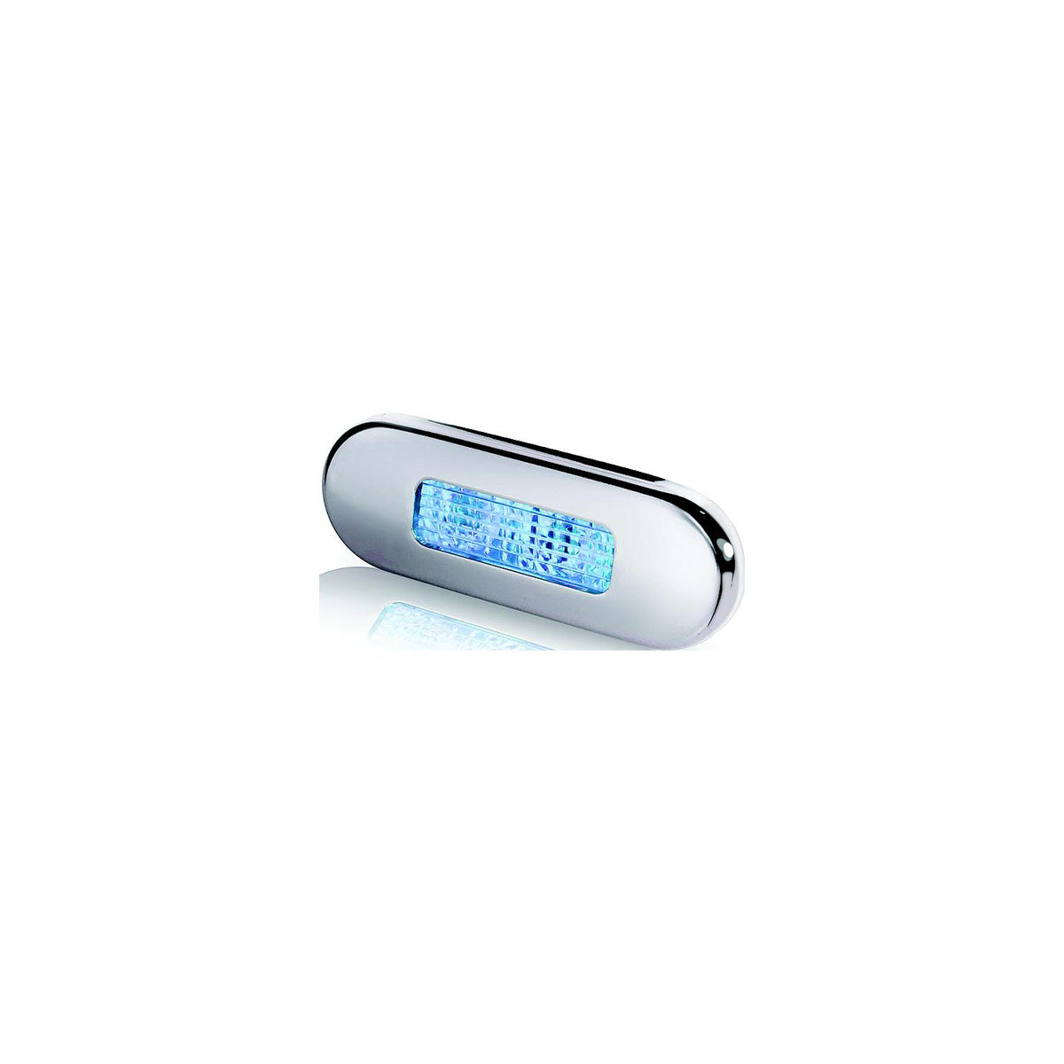 Hella Oblong LED Step Lamp, 12/24V, SS w/Blue LEDs, MLAN265-959680611 ...