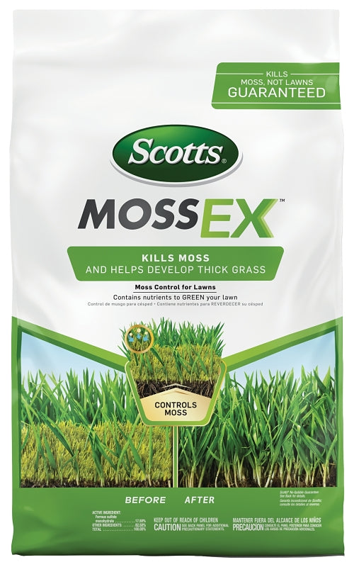 Scotts MossEX 49019 Moss Control, Granule, 18.37 lb Bag, MORG2667822 ...