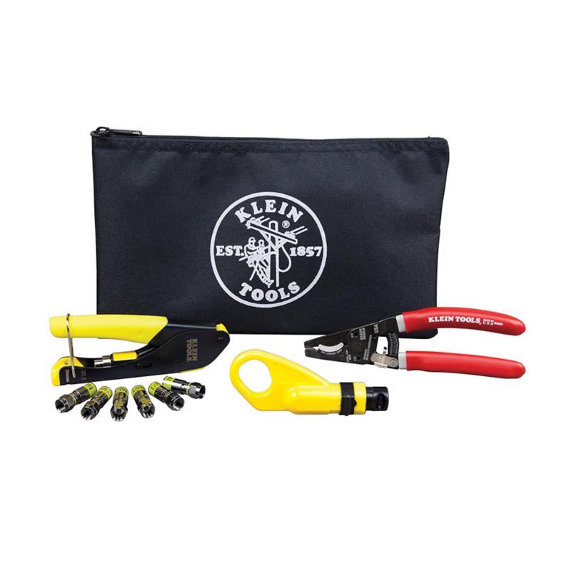 Klein Tools 12.75 in. L Black Coax Cable Installation Kit – Mrosupreme.com