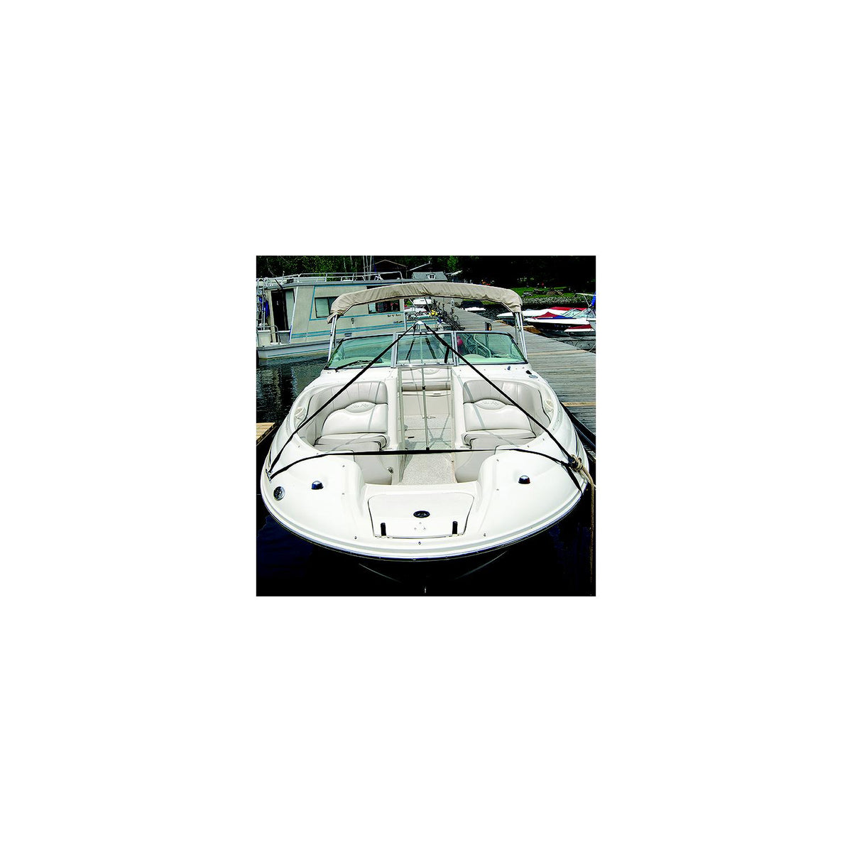 Taylor Boat Cover Support System Includes 50' Webbing, Quick Release B ...