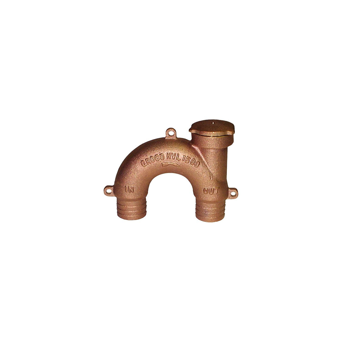 Groco HVL750 Bronze Vented Loop For Hose, MLAN34-HVL750, HVL-750 ...