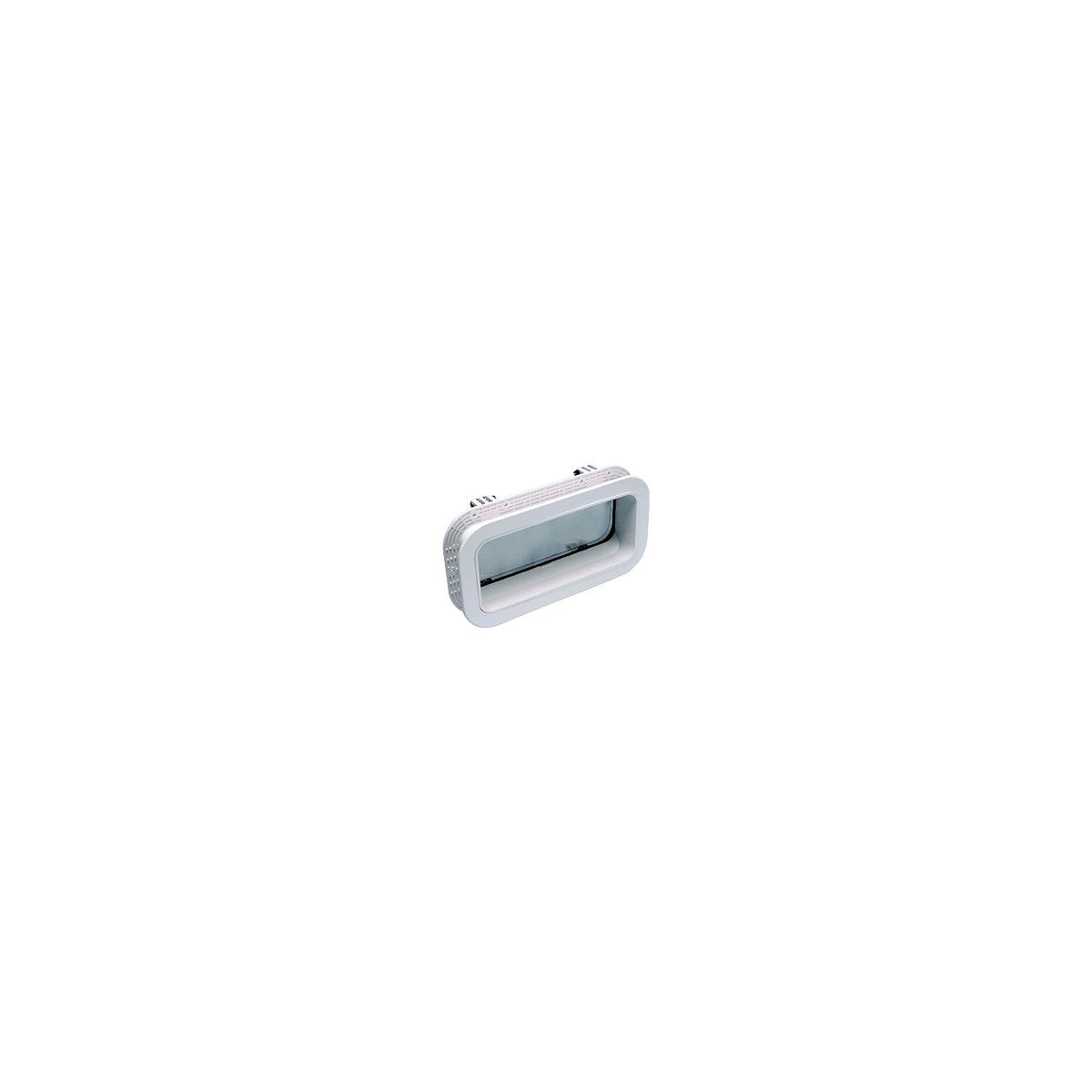 Beckson PO410-WC-10 Self-Drain Opening Port, White w/Clear Lens, MLAN35 ...
