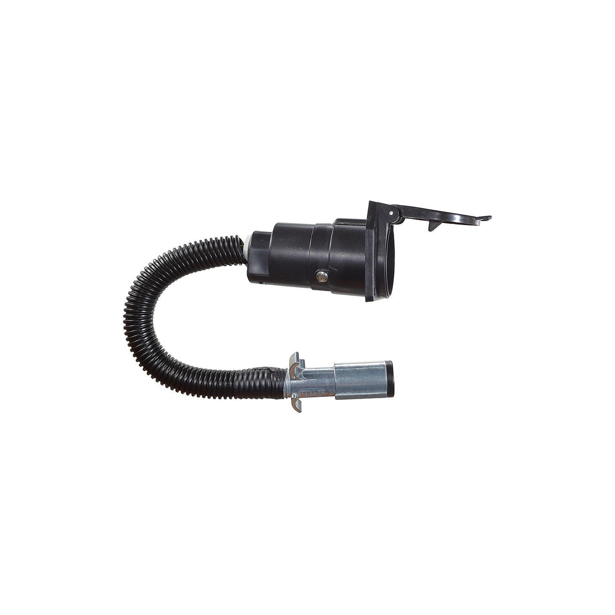 RV Designer P725 Black Pollak 6 Way Round to 7 Way Socket Adapter ...