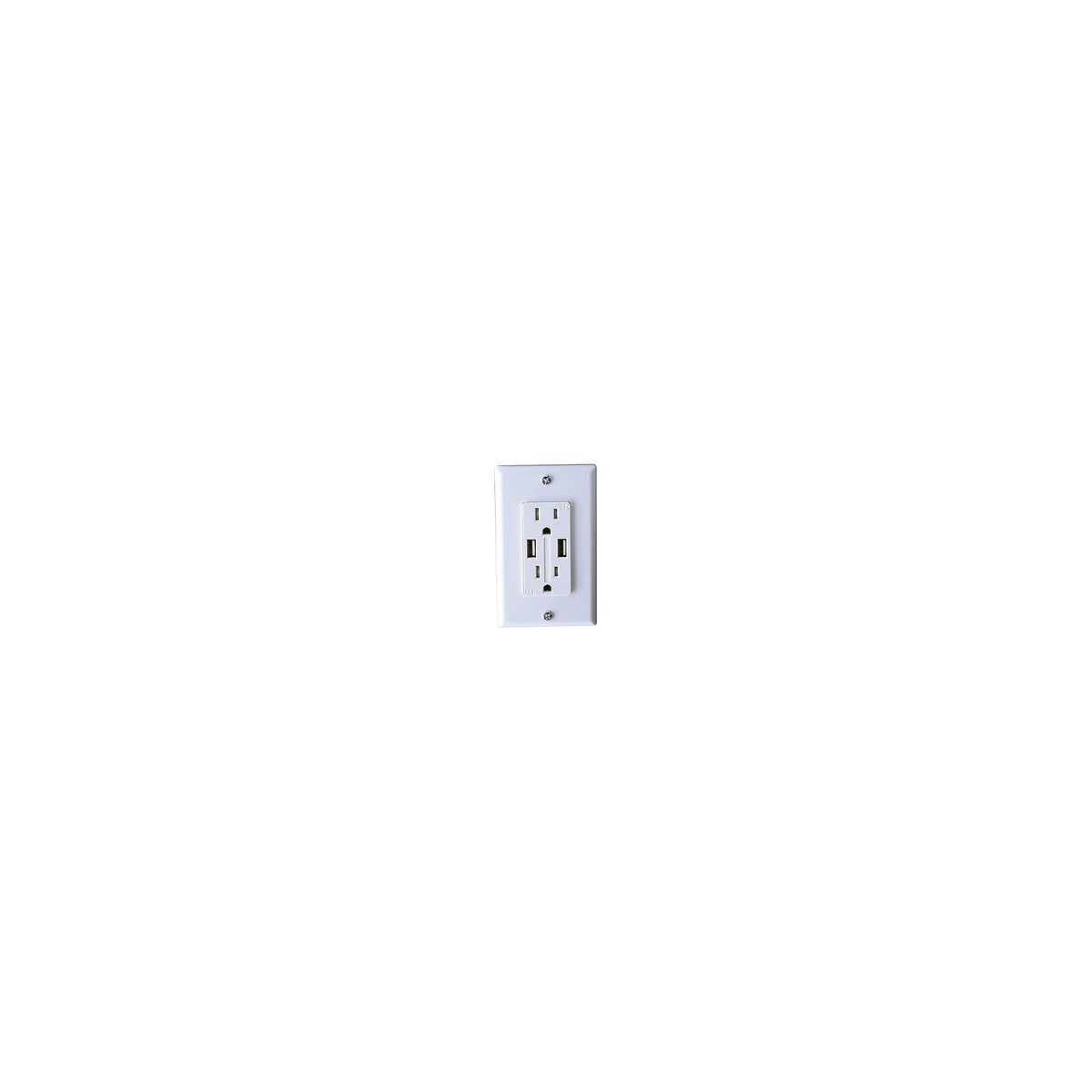 RV Designer S850 AC Dual Outlet With USB Charging Ports, White, MLAN350 ...