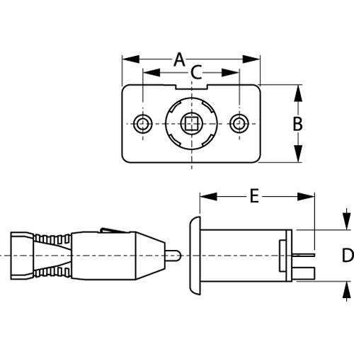Power Socket - 12 Volt (Socket – Mrosupreme.com