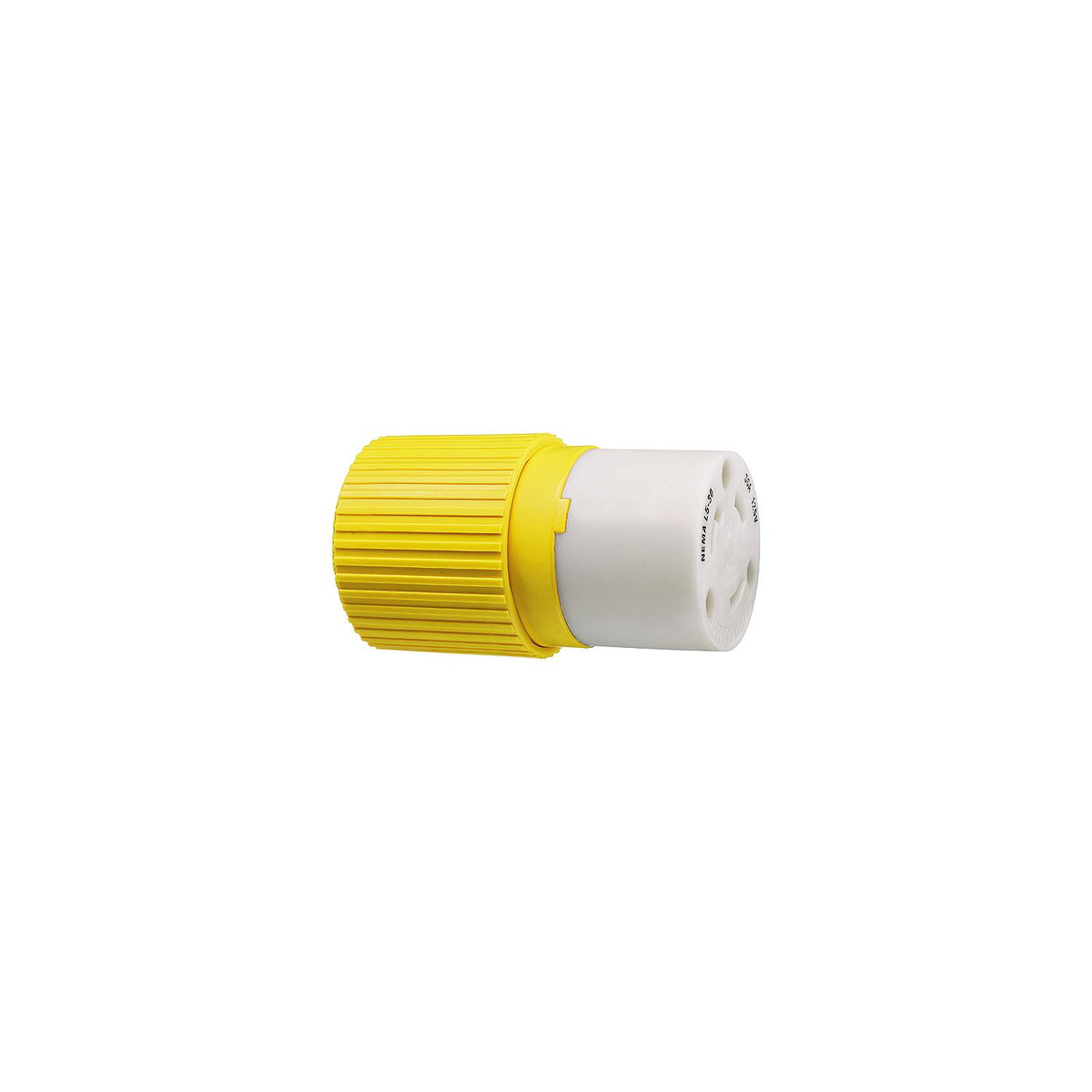 Hubbell HBL305CRC Yellow 30A 125V Connector Body, MLAN36-HBL305CRC ...