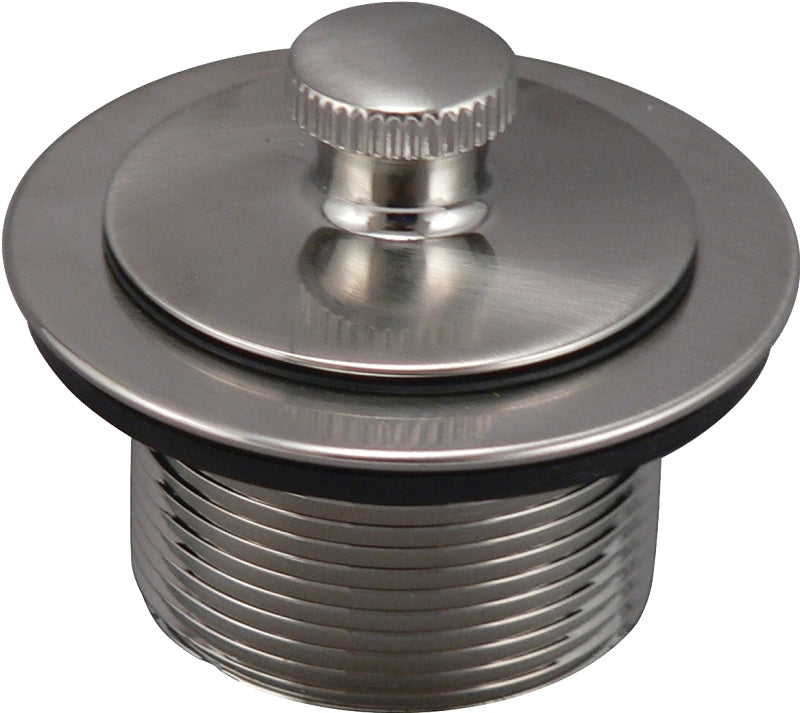 Plumb Pak PP62-3DSBN Lift and Turn Style Tub Drain Plug with Strainer ...