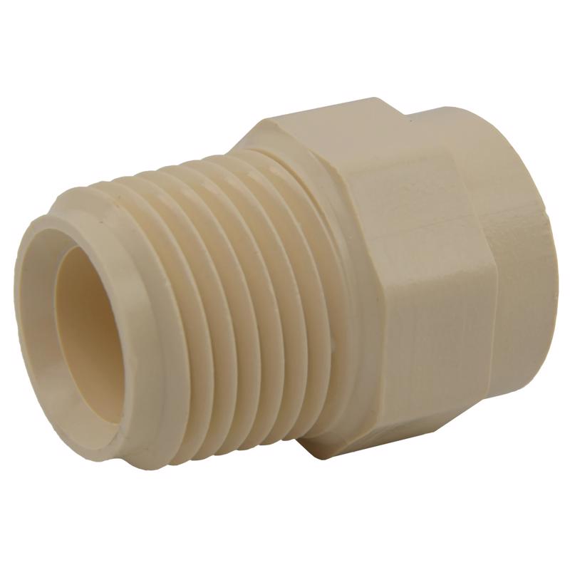 Charlotte Pipe FlowGuard Schedule 40 1/2 in. Socket X 1/2 in. D MNPT ...