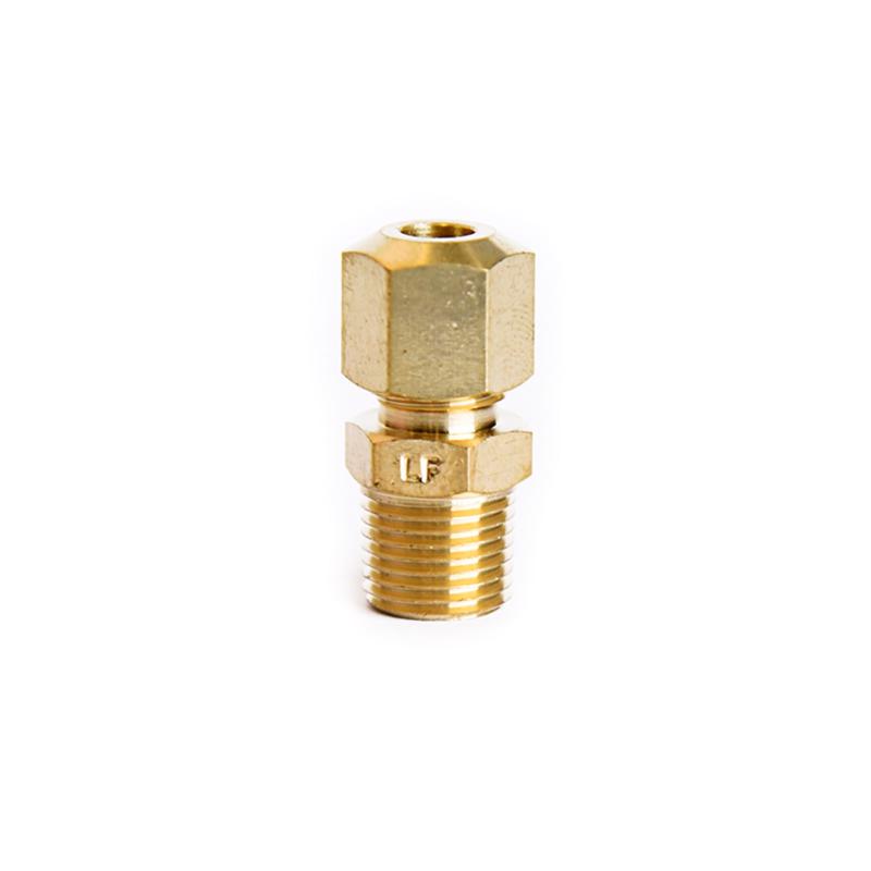 ATC 3/16 in. Compression in. X 1/8 in. D MPT Brass Connector, Pack of 5 ...