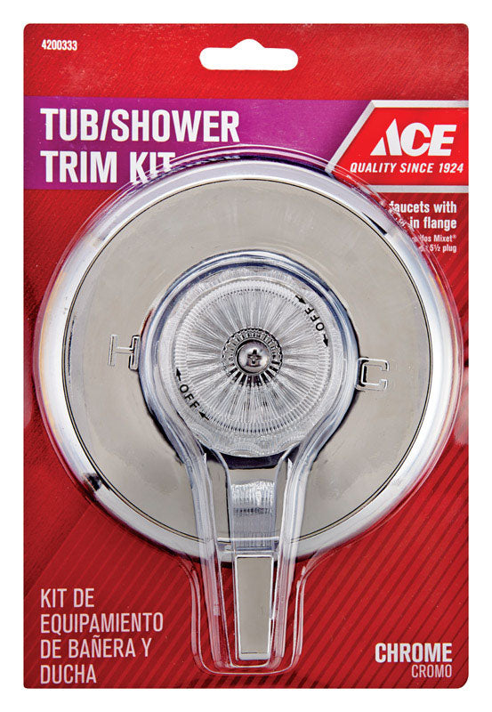 Ace Lavatory Trim Kit Mixet 5.5 in. D Clear/Silver Plastic 1 pc ...
